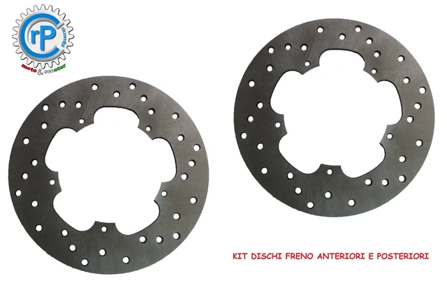 KIT DISCHI FRENO Anteriori E Posteriori Piaggio X9 Amalfi 250 2000 EUR ...
