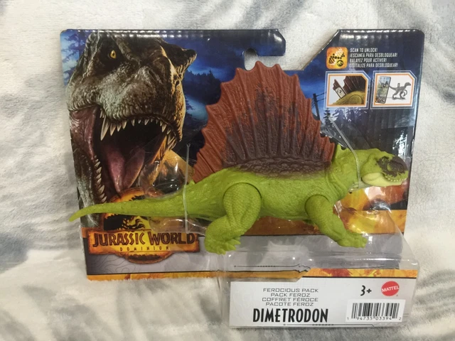 JURASSIC WORLD DOMINION Ferocious Pack Dimetrodon Figure 2022 New ...