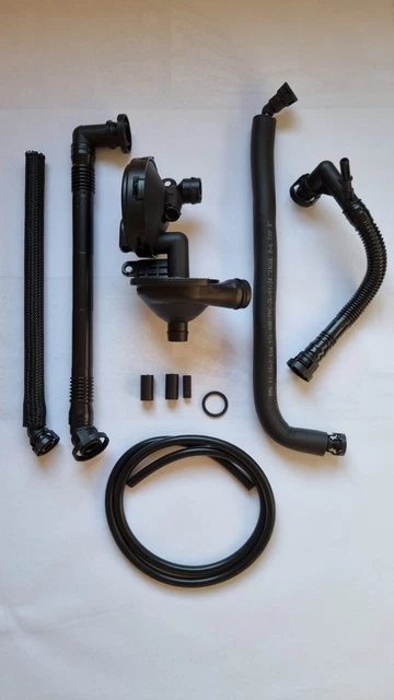 ORIGINAL BMW KGE M54 & M52TU Komplettset Kurbelgehäuseentlüftung E46 ...