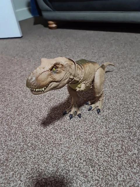 JURASSIC WORLD EPIC Roaring T-Rex Figure Tyrannosaurus Rex Toy, Sounds ...
