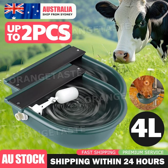 1/2X AUTOMATIC ANIMAL Drinking Water Bowl Sheep Horse Dog Cow Auto Fill ...