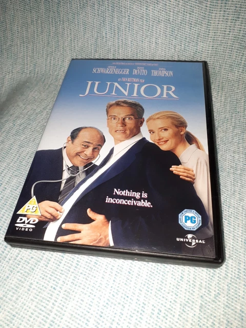 (C) JUNIOR: 1994 DVD - Arnold Schwarzenegger Danny DeVito Emma Thompson ...