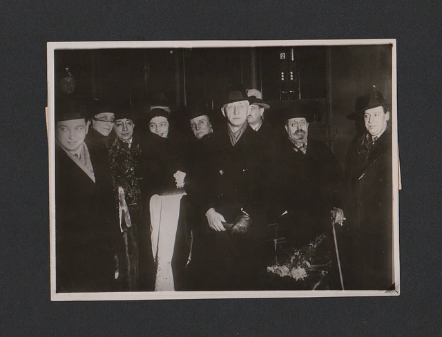 RUSSIAN NOBEL PRIZE Winner IVAN BUNIN Arrives in Stockholm "Press Photo ...