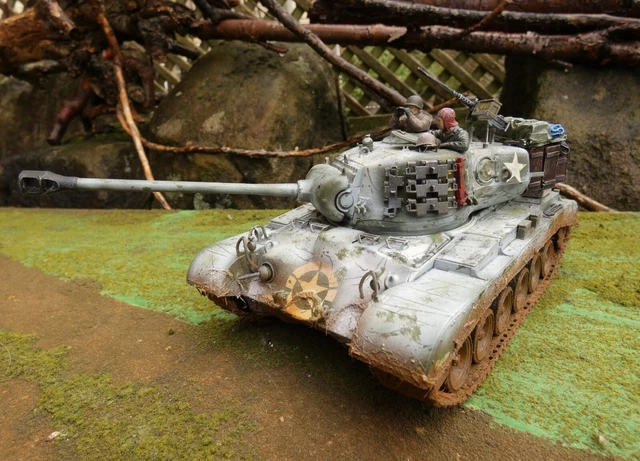 1/35 BUILT US M26 Pershing Heavy Tank £34.99 - PicClick UK