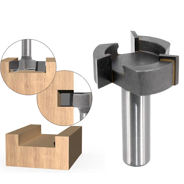 SPOILBOARD SURFACING ROUTER Bit 3 Wings/Blades Slab Flattening 1/2in ...