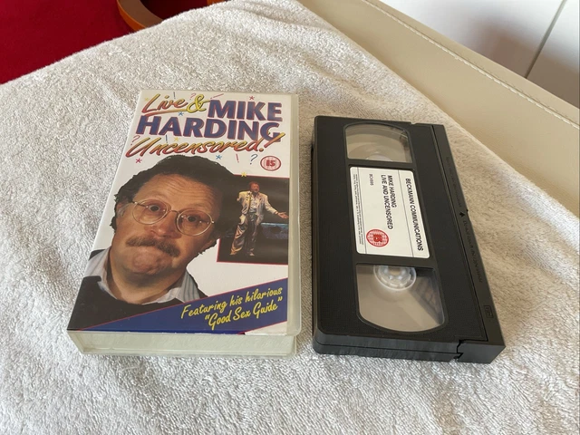 MIKE HARDING LIVE & Uncensored - VHS Video Cassette Tape 1993 VGC Free ...