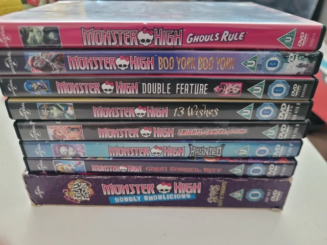 MONSTER HIGH BUNDLE (DVDX9) Kids Halloween Animation Collection [Region ...