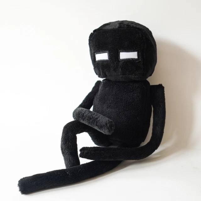 LARGE MINECRAFT ENDERMAN Soft Toy Plush 17" - Gaming Gift Black Creepy Monster £8.00 - PicClick UK