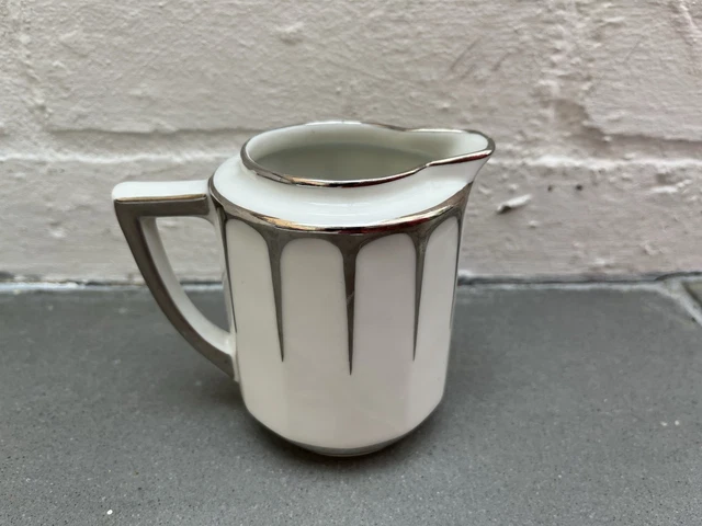 VINTAGE RARE 1930’S Porcelain Aluminite Frugier Limoges Milk Jug -White ...