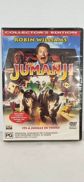 JUMANJI (DVD. 1995) NEW & SEALED Collectors Edition Robin Williams ...
