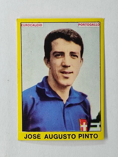 FIGURINA CALCIATORI PANINI 1966/67 Pinto Portogallo Ottima Mai ...