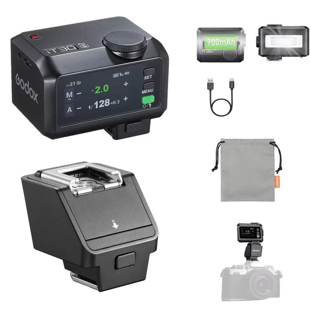 GODOX IT30 PRO Camera Flash 2.4G Wireless Pocket Flash Light TTL HSS ...