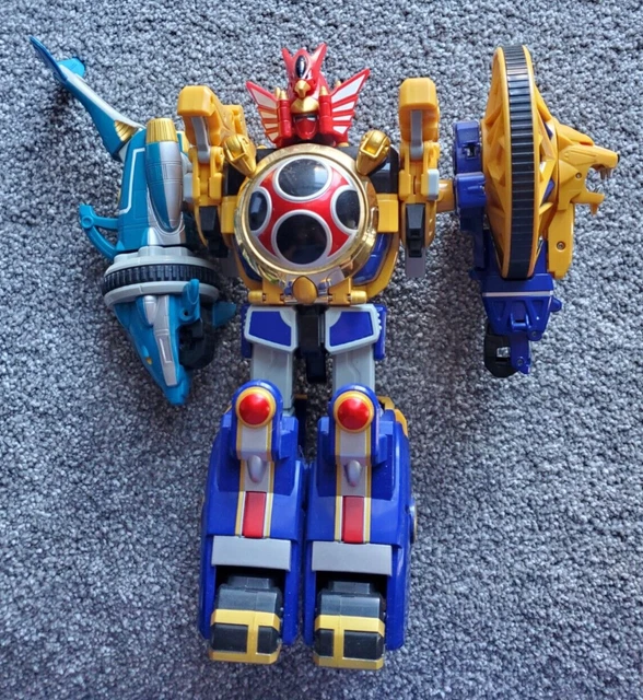 POWER RANGERS NINJA Storm Hurricaneger DX Senpuujin Bandai Megazord EUR ...