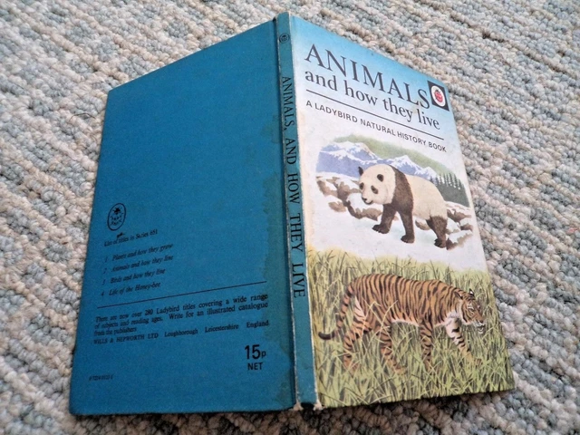 VINTAGE LADYBIRD BOOK NATURAL HISTORY ANIMALS AND HOW THEY LIVE SERIES ...