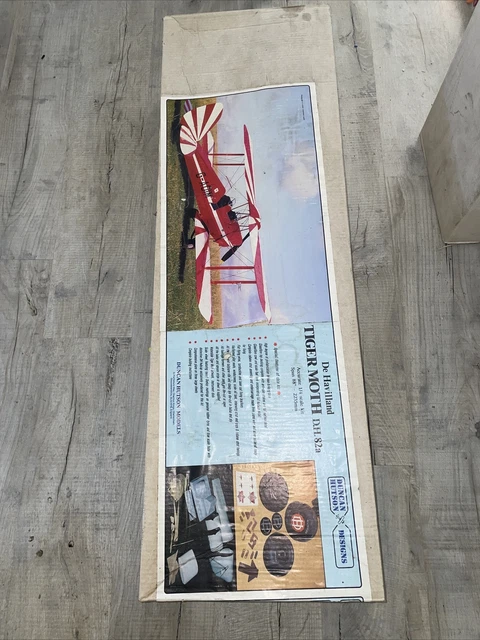 RC FLUGZEUG BAUSATZ Duncan Hutson De Havilland Tiger Moth D.H.82a ...