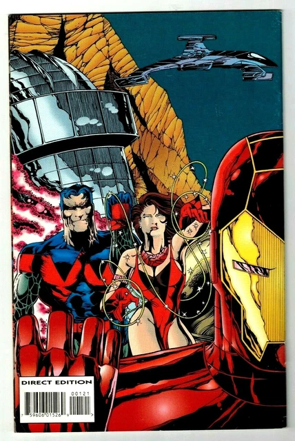 FORCE WORKS #1 (VF) Iron Man! Spider-Woman! Fold Pop Up Cover! Avengers ...
