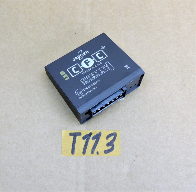 JAEGER AHK MODUL Steuergerät Anhänger Kontrollrelais 14-Pollig CFC LED ...