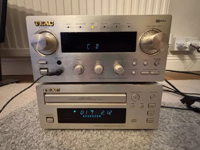 TEAC AG-H300 STEREO Receiver Amplifier and PD-H300 CD player £104.72 ...