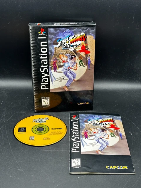 STREET FIGHTER ALPHA Warriors Dreams Sony PlayStation PS1 Long Box Reg ...