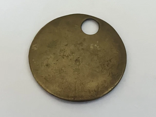 ORIGINAL N.C.B RUFFORD Colliery Pit Pay Check Token Tally 4096 £52.18 ...