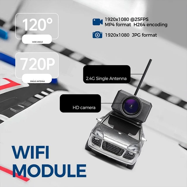 MINI FPV REMOTE Control Car - Silver (with C amera+APP Lot 1:64 Control ...