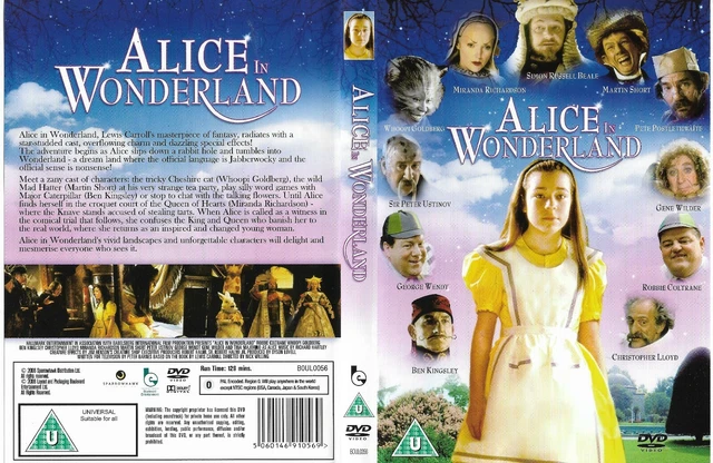 ALICE IN WONDERLAND - DVD 2008 - Goldberg, Short, Wilder, Coltrane, Kingsley EUR 3,64 - PicClick IT