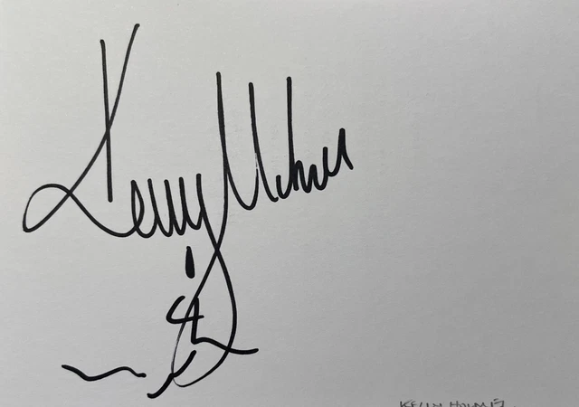 HAND SIGNED WHITE card of KELLY HOLMES, ATHLETICS autograph £47.52 ...