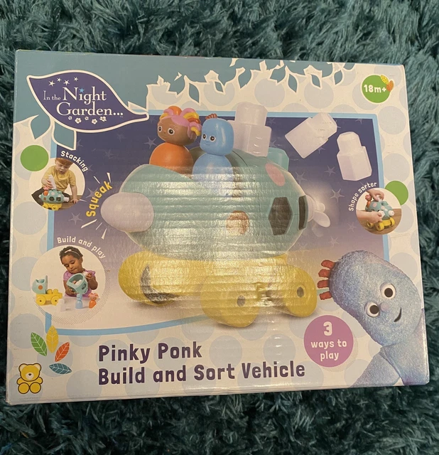 IN THE NIGHT Garden Pinky Ponk Build And Sort Vehicle NEW £11.99 ...