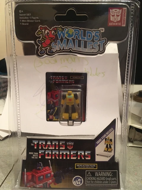 RARE! WORLD’S SMALLEST Transformers Bumblebee 1.25” Action Figure £9.94 ...