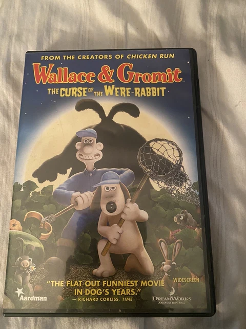 WALLACE AND GROMIT: The Curse of the Were-Rabbit Widescreen DVD (2005 ...