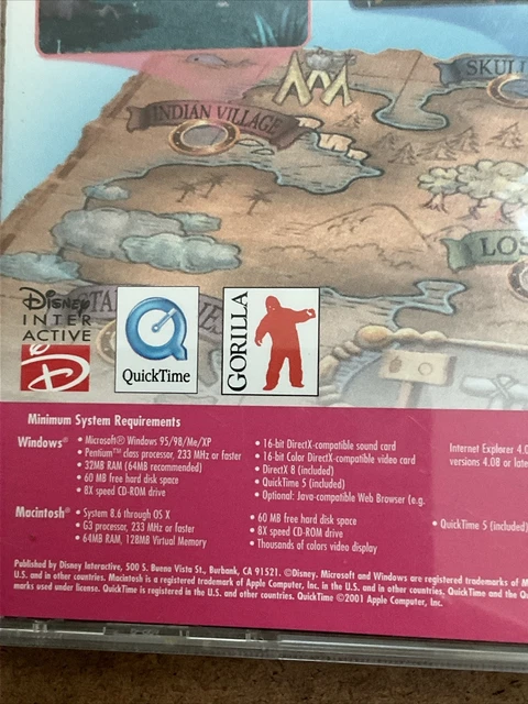 VINTAGE DISNEY COMPUTER game -you can fly with tinkerbell £2.00 ...