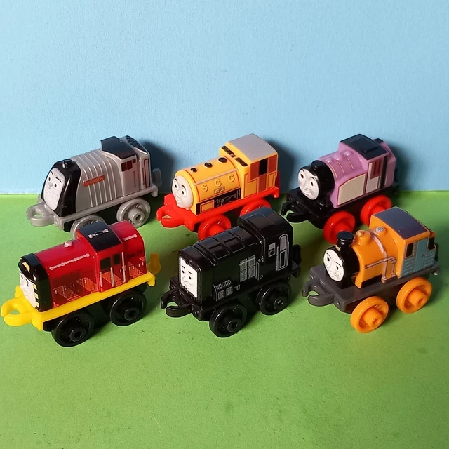 THOMAS THE TANK Engine & Friends 6 Unique Og Mini Trains Fisher Price ...