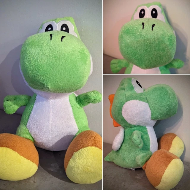 SUPER MARIO YOSHI Party Plush Soft Toy 10” Hudson 2003 Nintendo VERY ...