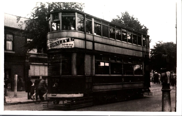 ORIGINAL REAL PHOTOGRAPH Tram Birmingham 777 tramcar circa 1940 vintage ...