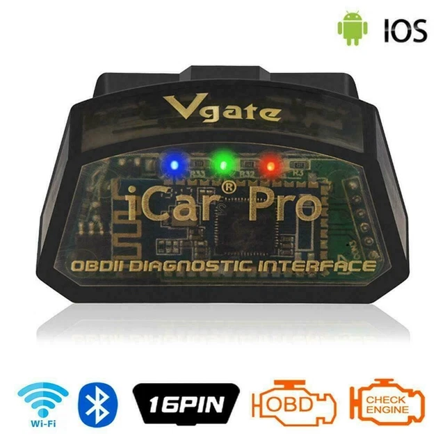 VGATE ICAR PRO BLE Bluetooth 4.0 OBD2 Scanner Code Reader Diagnostic ...