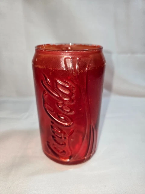 RARE VINTAGE COCA-COLA Coke 12 oz Can Shaped Glass £17.72 - PicClick UK