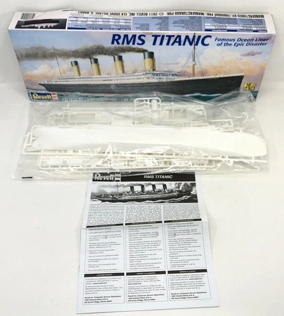 REVELL RMS TITANIC Liner 1:570 Scale Plastic Model Kit Model 0445 New ...