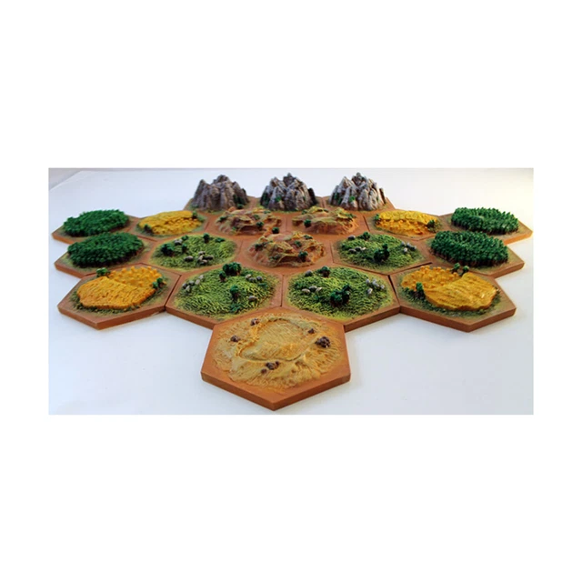 MAYFAIR BOARDGAME SETTLERS Of Catan 3D Treasure Chest Set (Limitata Ed ...