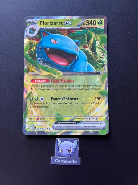 CARTE POKÉMON FLORIZARRE EX 003/165 EV3.5 Mini Série 151 NEUF EUR 8,85 - PicClick FR