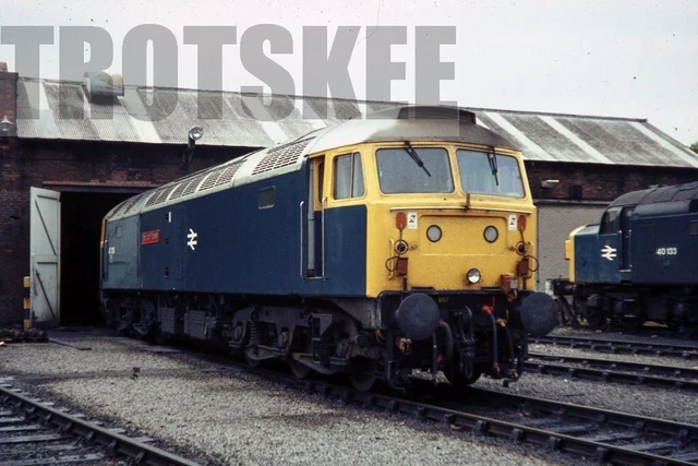 35MM SLIDE BR British Railways Diesel Loco Class 47 47709 Ferryhill ...