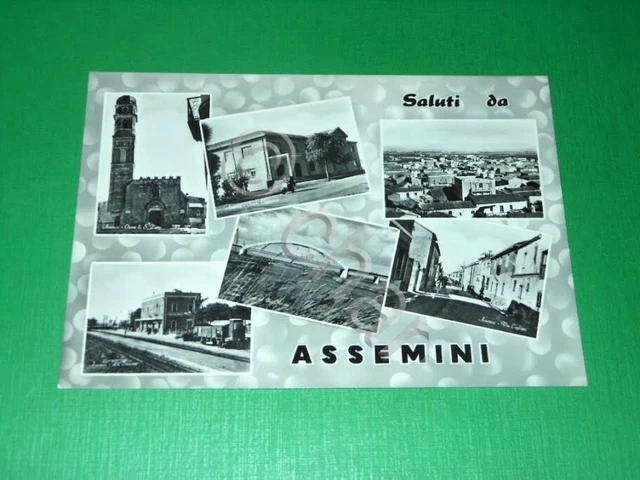 CARTOLINA SALUTI DA Assemini - Vedute diverse 1955 ca. EUR 7,99 ...