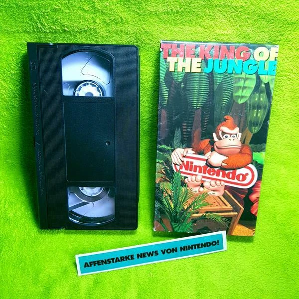 NINTENDO PROMO VHS Donkey Kong 1994 (mit OVP und Aufkleber) £15.56 ...