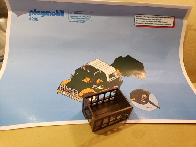 CAISSE POUR 4X4 avec remorque playmobil 4206 EUR 2,00 - PicClick FR
