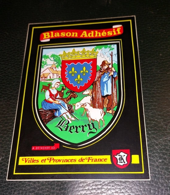 BLASON , ECUSSON ADHESIF " Berry " EUR 4,00 - PicClick FR