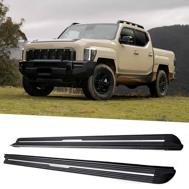 A SET SIDE Step Pedal Running Board Nerf Bar Fits for KIA Tasman TK ...