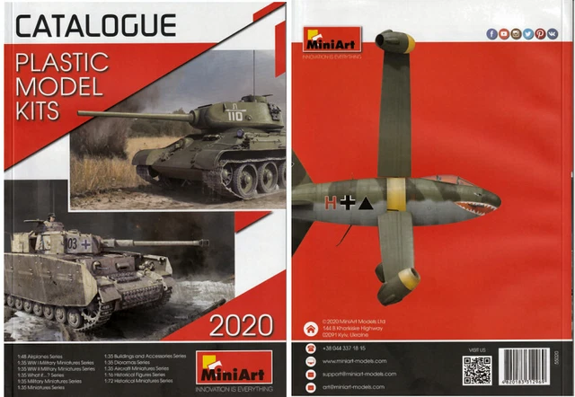 MODEL TANK AIRCRAFT Magazine Book Booklet Catalog Miniart 2019 PAG.83 ...
