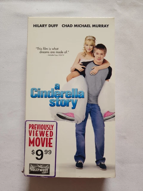 A CINDERELLA STORY Hilary Duff VHS Tape, COMPLETE/TESTED SEE PHOTOS ...