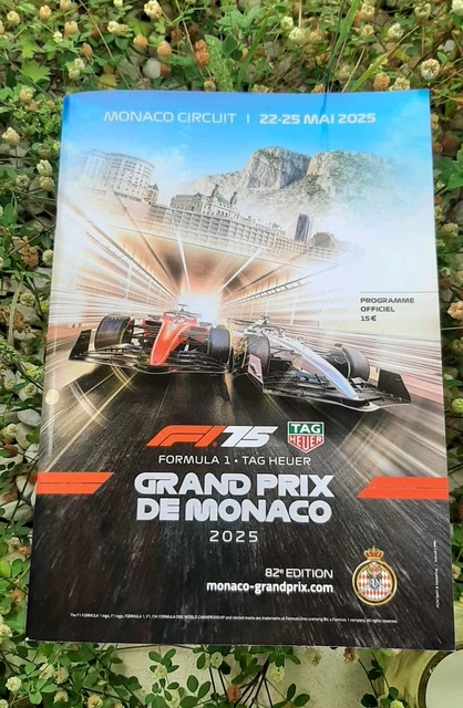 2025 MONACO GRAND Prix Programme F1 F175 Formula 1 0.00 - PicClick UK