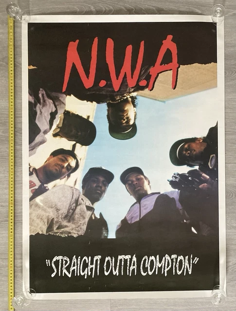 NWA STRAIGHT OUTTA Compton Poster Eazy-E Dr. Dre Ice Cube (90cm x 60cm ...