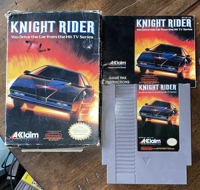 KNIGHT RIDER (NINTENDO Entertainment System, 1989) NES Complete box and ...